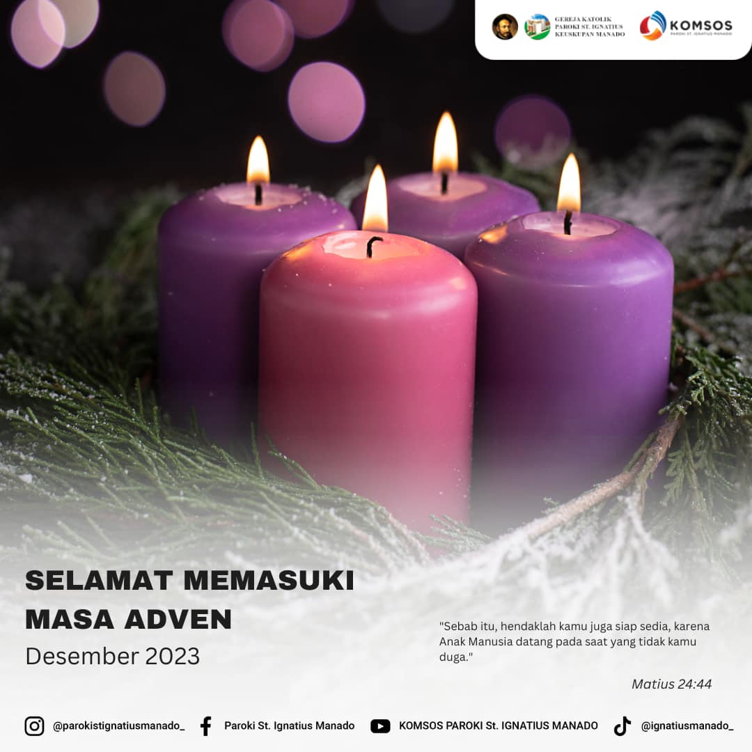 Selamat Memasuki Masa Adven - Komsos Manado
